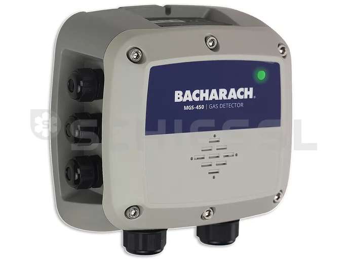 Bacharach gas warning device IP41 w. SC-Sensor MGS-450 R407F 0-1000ppm