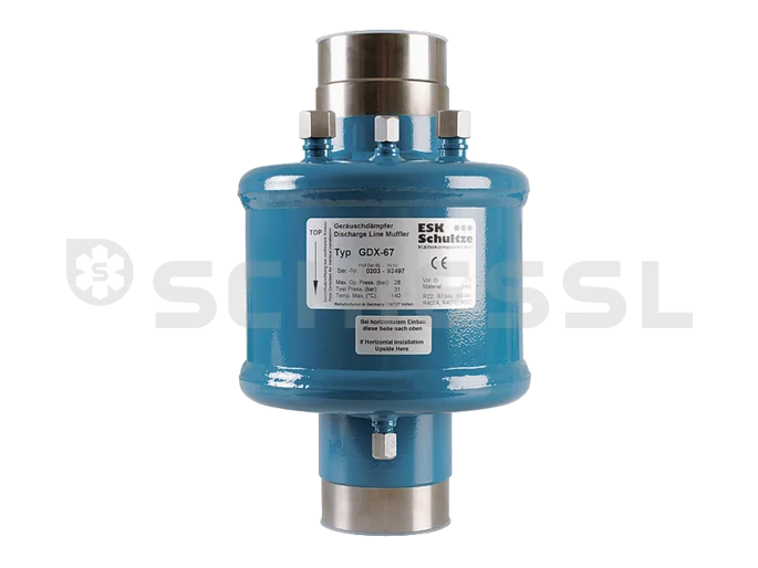 ESK silencer GDX-67/80 2,0L