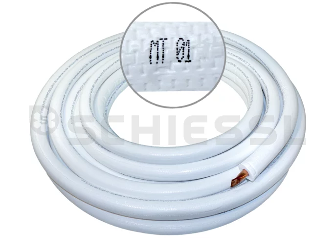 Ebrille copper pipe pre-insulated single Ebrilsplit CE 10x1mm (bundle=50m)