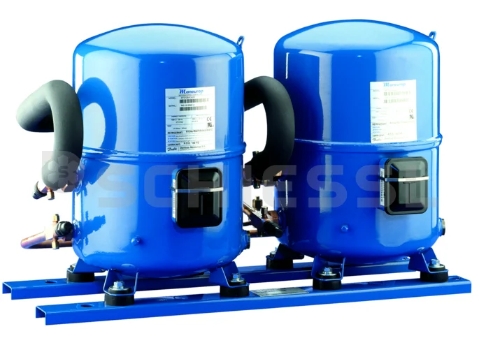 Danfoss fully hermetic Service-compressor R22 MTM250T4SA 400V w. valve