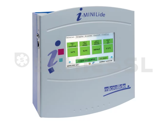 Microlide 8-channel data logger i-MINILIDE8 incl. 6 sensors