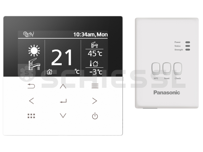 Panasonic AQUAREA Remote Controller CZ-RTW2TAW1C inkl. Wifi
