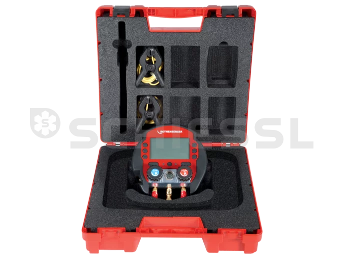 Rothenberger digital manifold ROCOOL 600 Set 2 in case